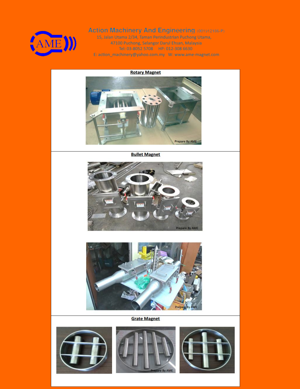 Action Machinery And Engineering